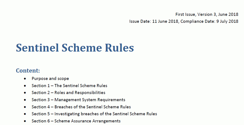 rules image - Sentinel
