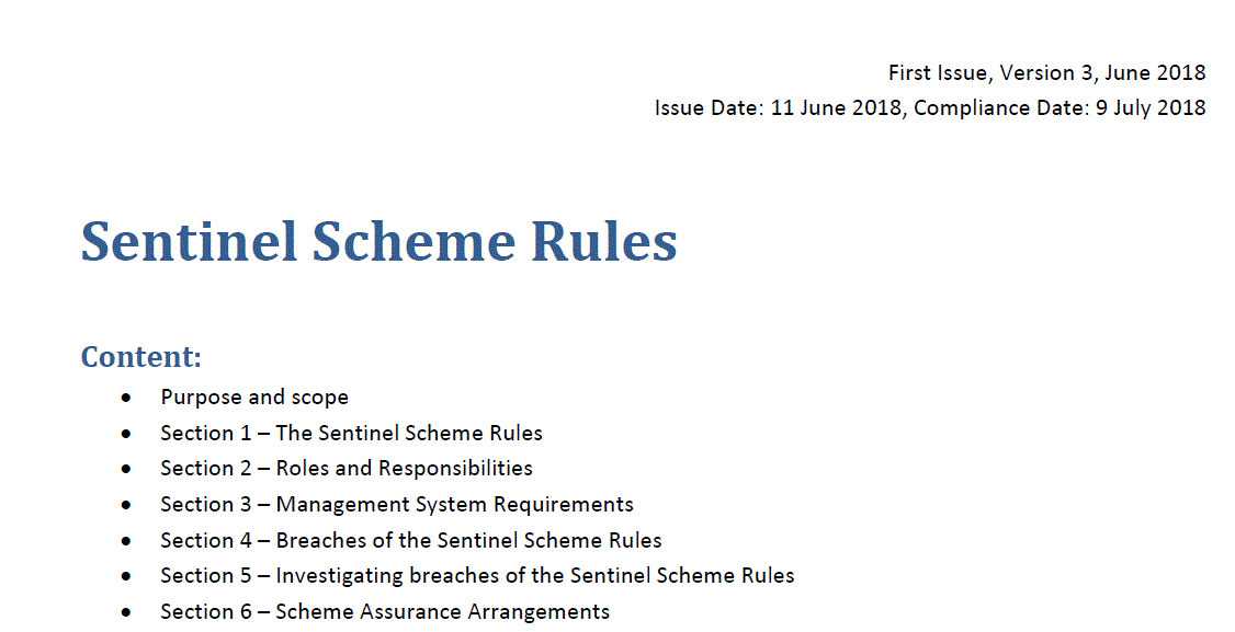 rules image - Sentinel