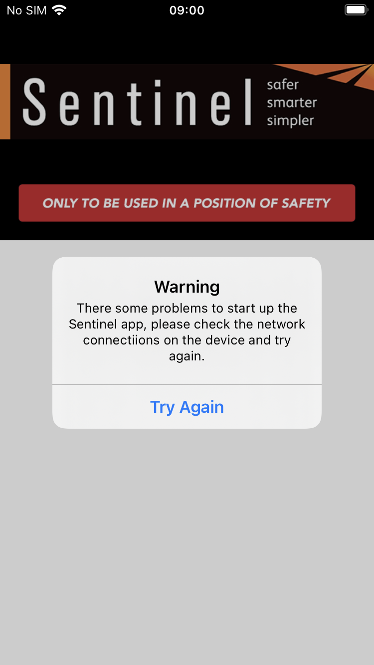 Sentinel Apple App Update Warning/Error 9 June 2021 - resolved - Sentinel